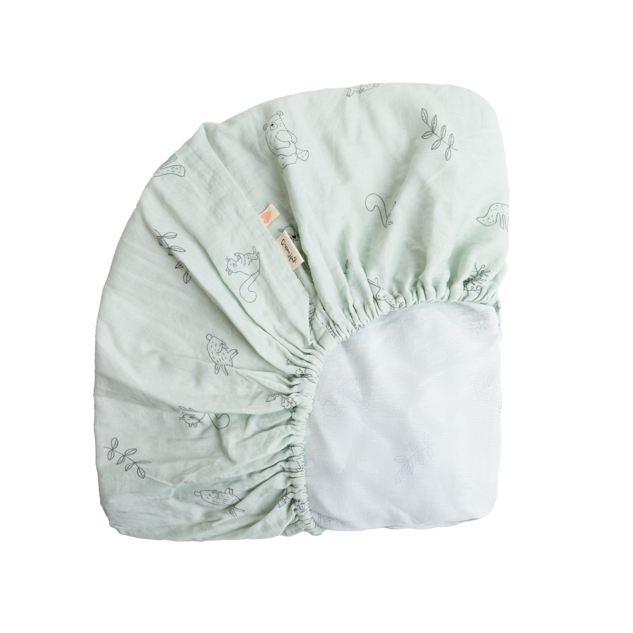 Fitted sheet “Forest animals” | Cotton Hug